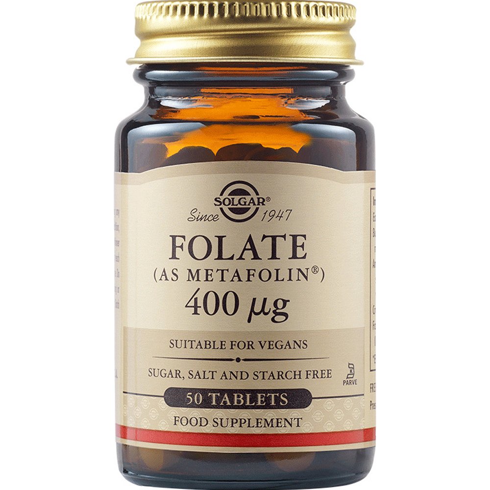 Solgar Folate (as Metafolin) 400μg, 50tabs | AptekaPromahon.com