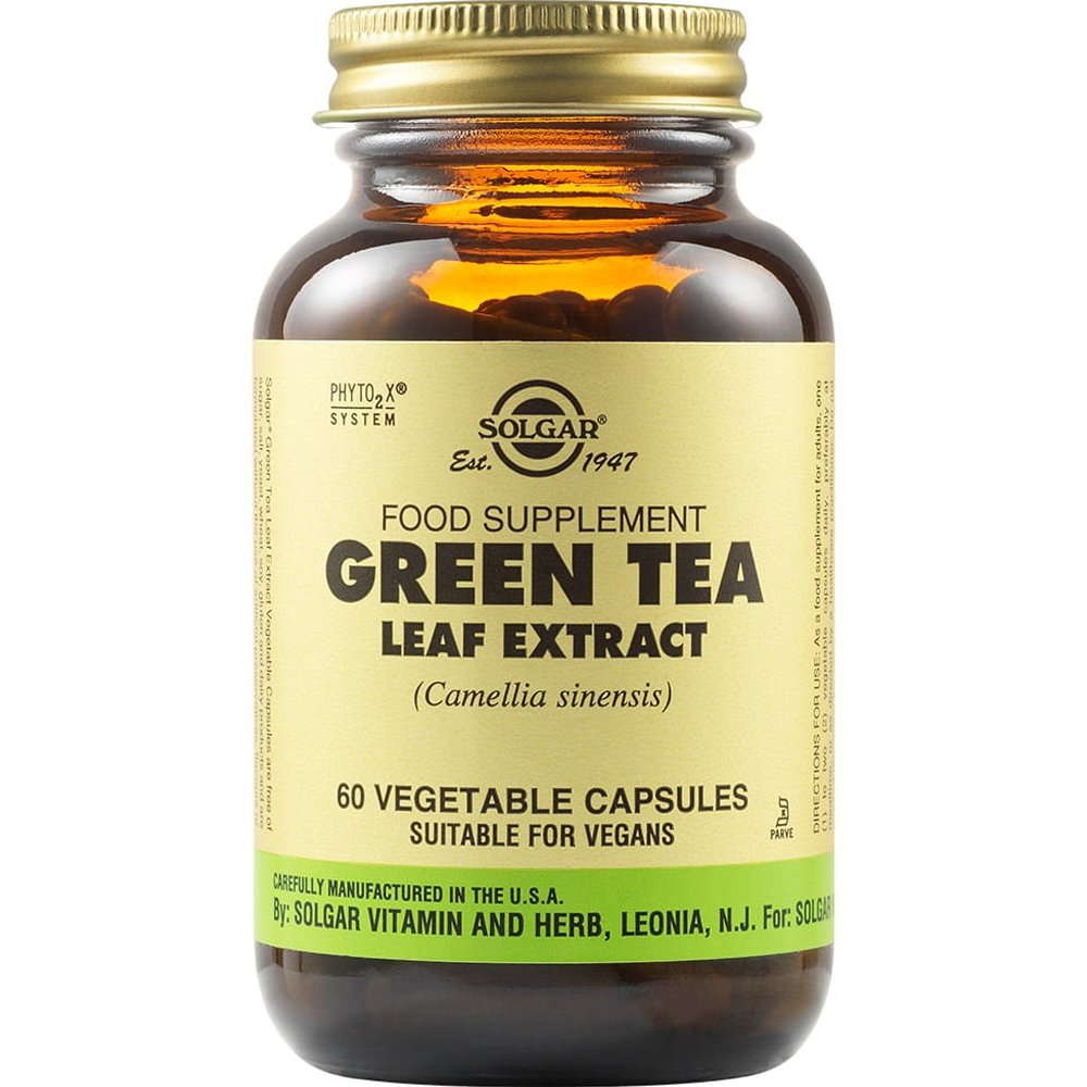 Solgar Green Tea Leaf Extract 60veg.caps | AptekaPromahon.com