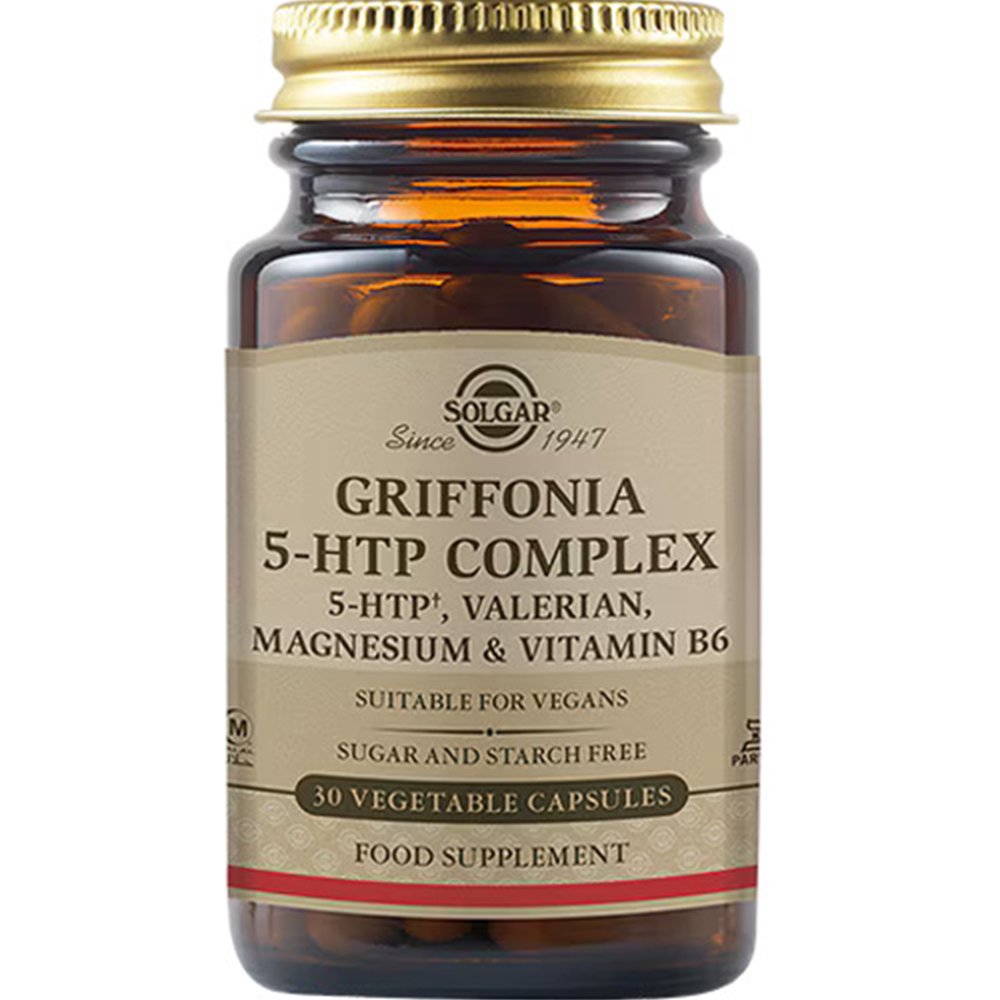 Solgar Griffonia 5-HTP Complex 30 Veg.caps | AptekaPromahon.com