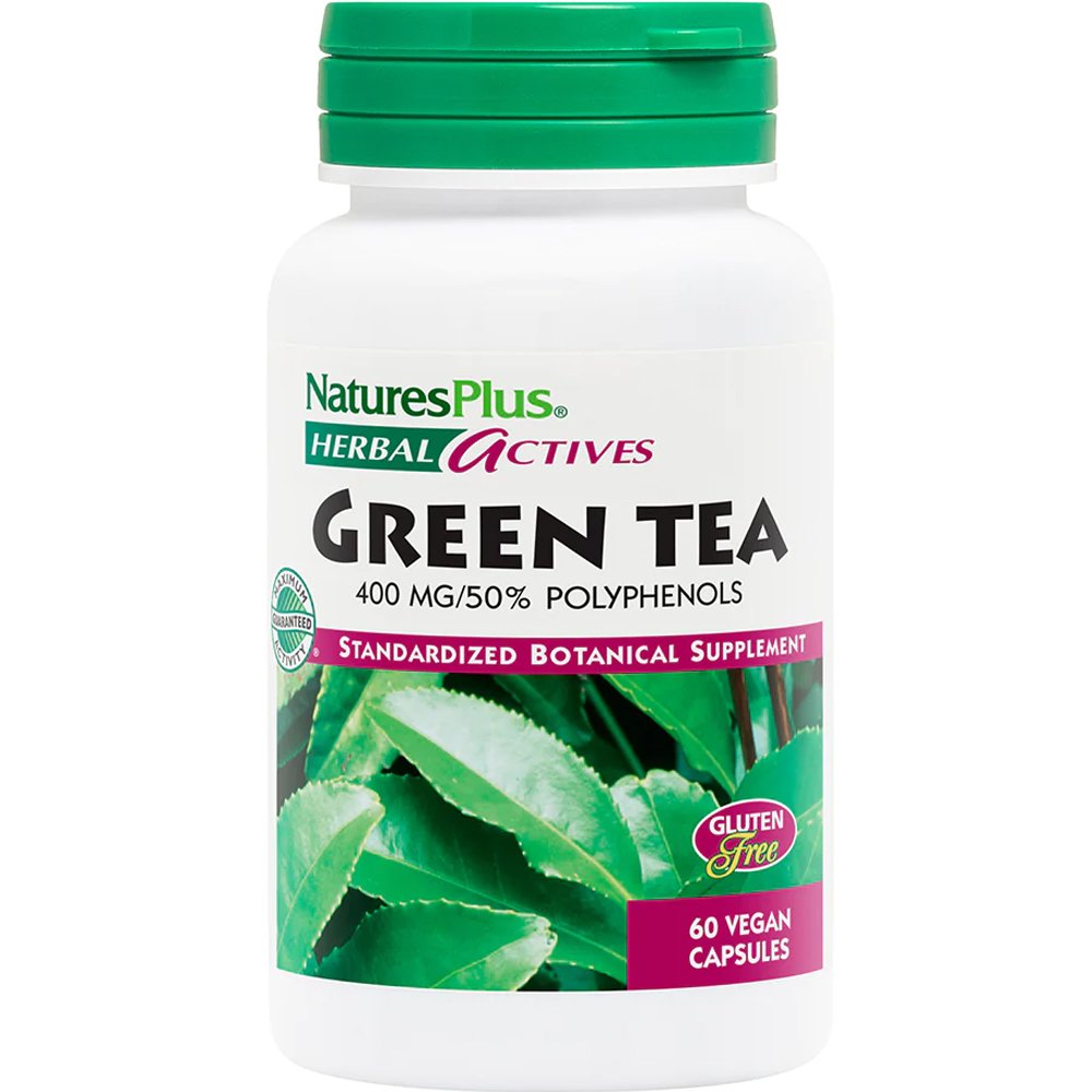 Natures Plus Green Tea 400mg 60caps | AptekaPromahon.com
