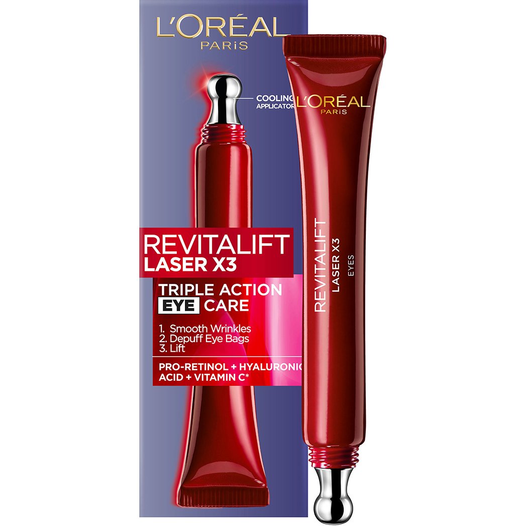 L'Oreal Paris Revitalift Laser Triple Action Eye Care Cream 15ml ...