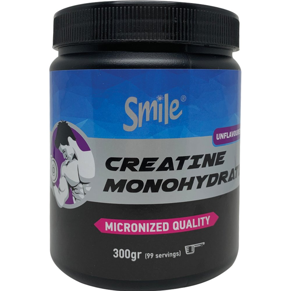 Smile Unflavored Microionized Creatine Monohydrate 300gr ...