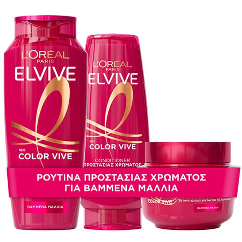 L'Oreal Paris Promo Elvive Color Vive Shampoo 400ml & Conditioner 300ml ...