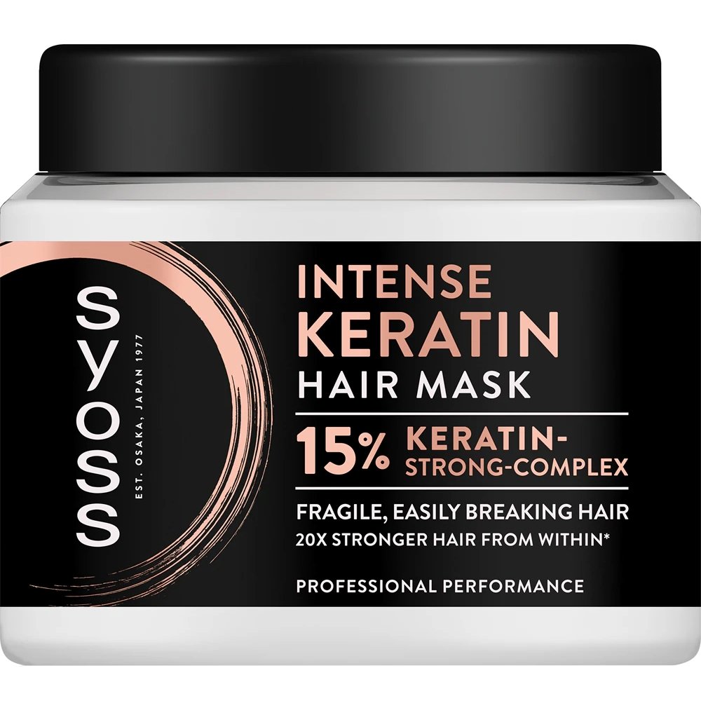 Syoss Intense Keratin Fragile, Easily Breaking Hair Mask 400ml ...