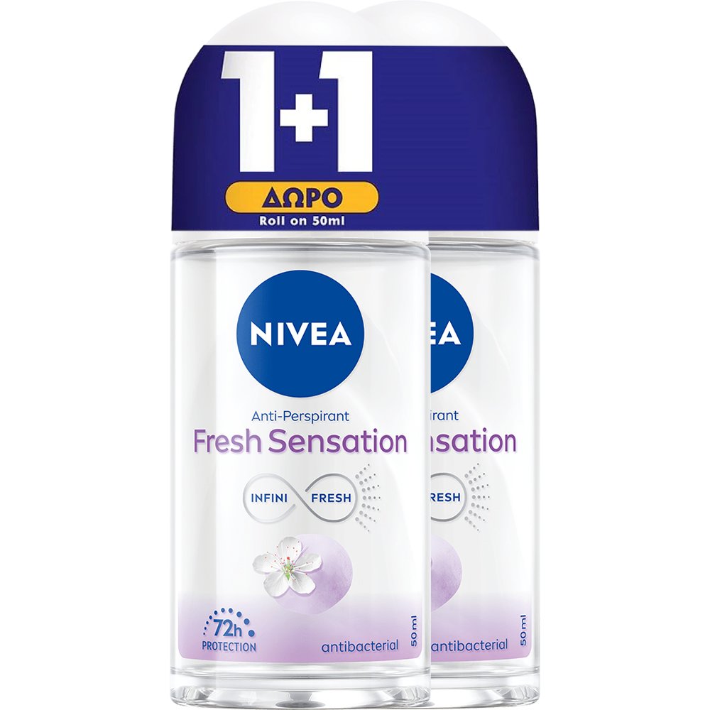 Nivea Promo Fresh Sensation 72h Anti-Perspirant Roll-On 100ml ...