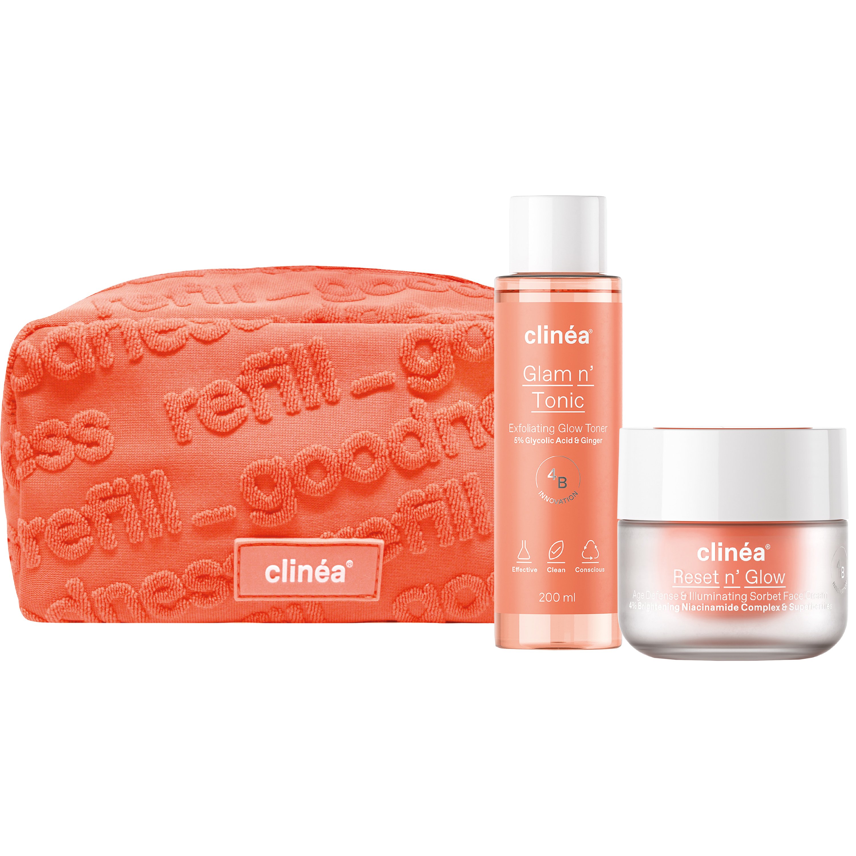 Clinea Promo Reset n' Glow Age Defense & Illuminating Sorbet Face Cream ...