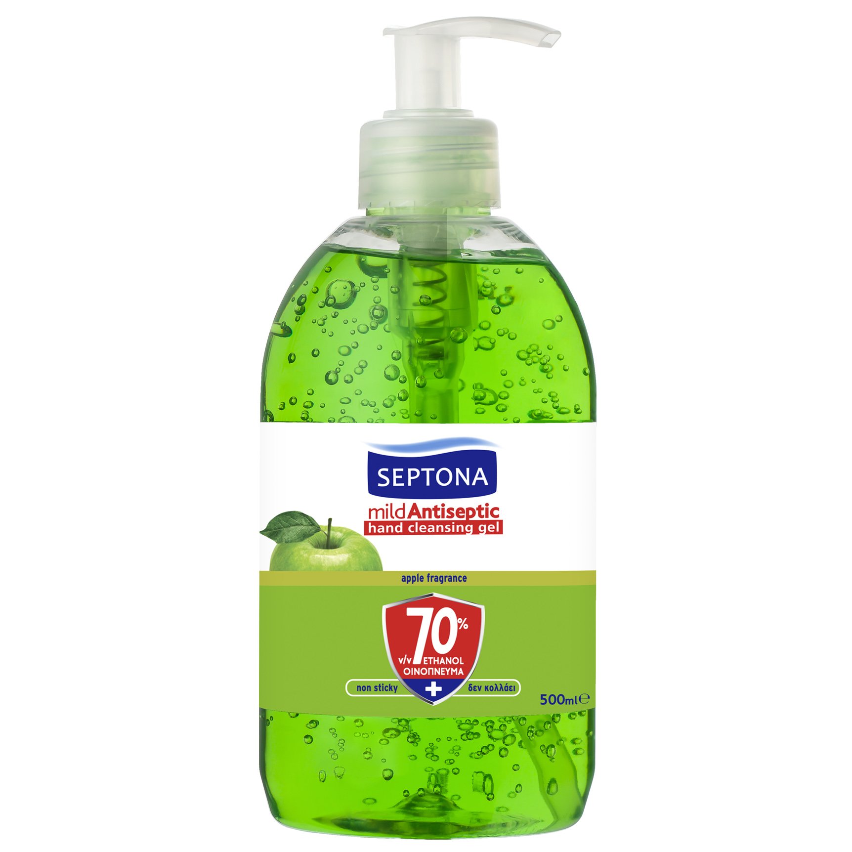 Septona Mild Antiseptic Hand Cleansing Apple Gel 500ml | AptekaPromahon.com