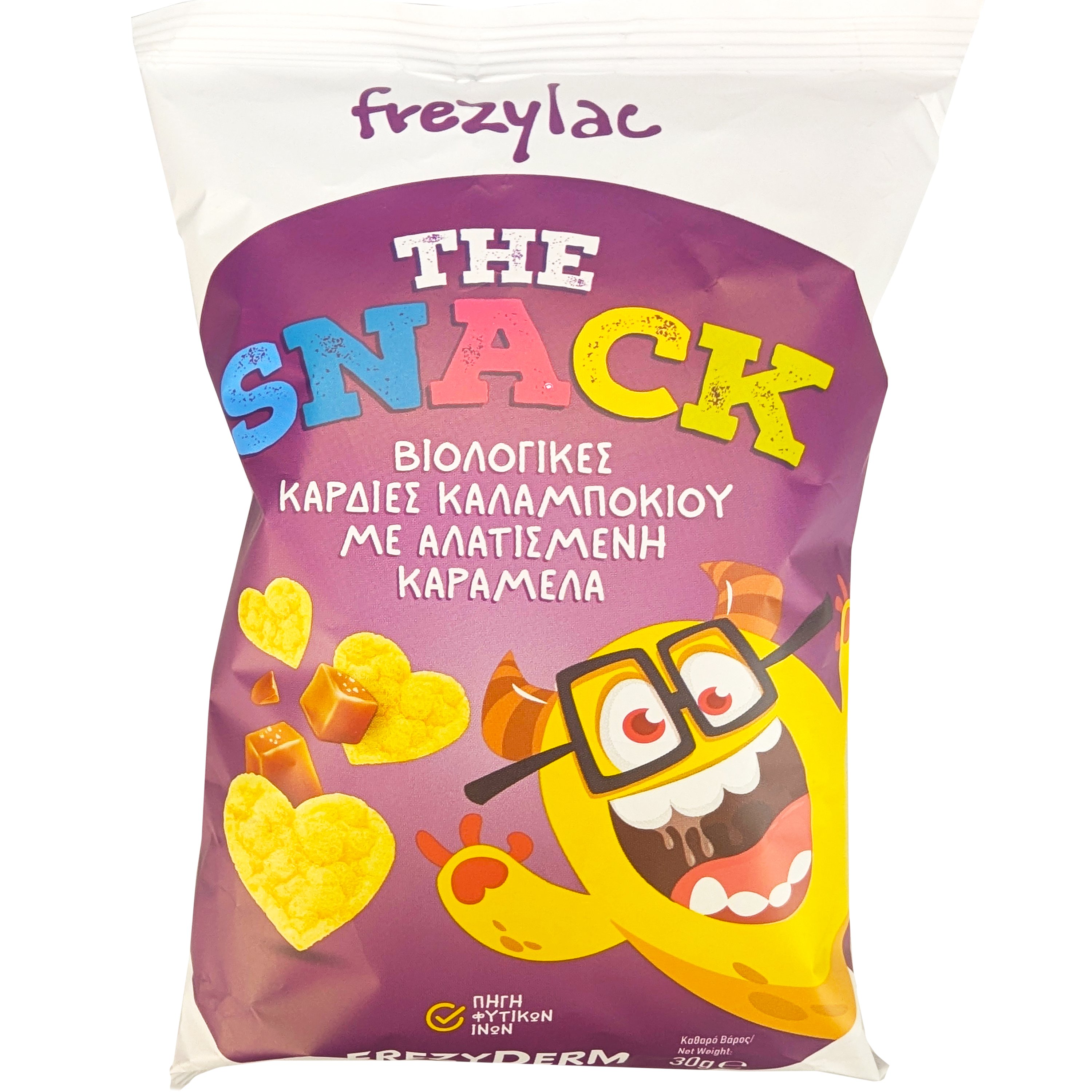 Frezyderm Frezylac The Snack Organic Corn Hearts Salted Caramel 30g ...