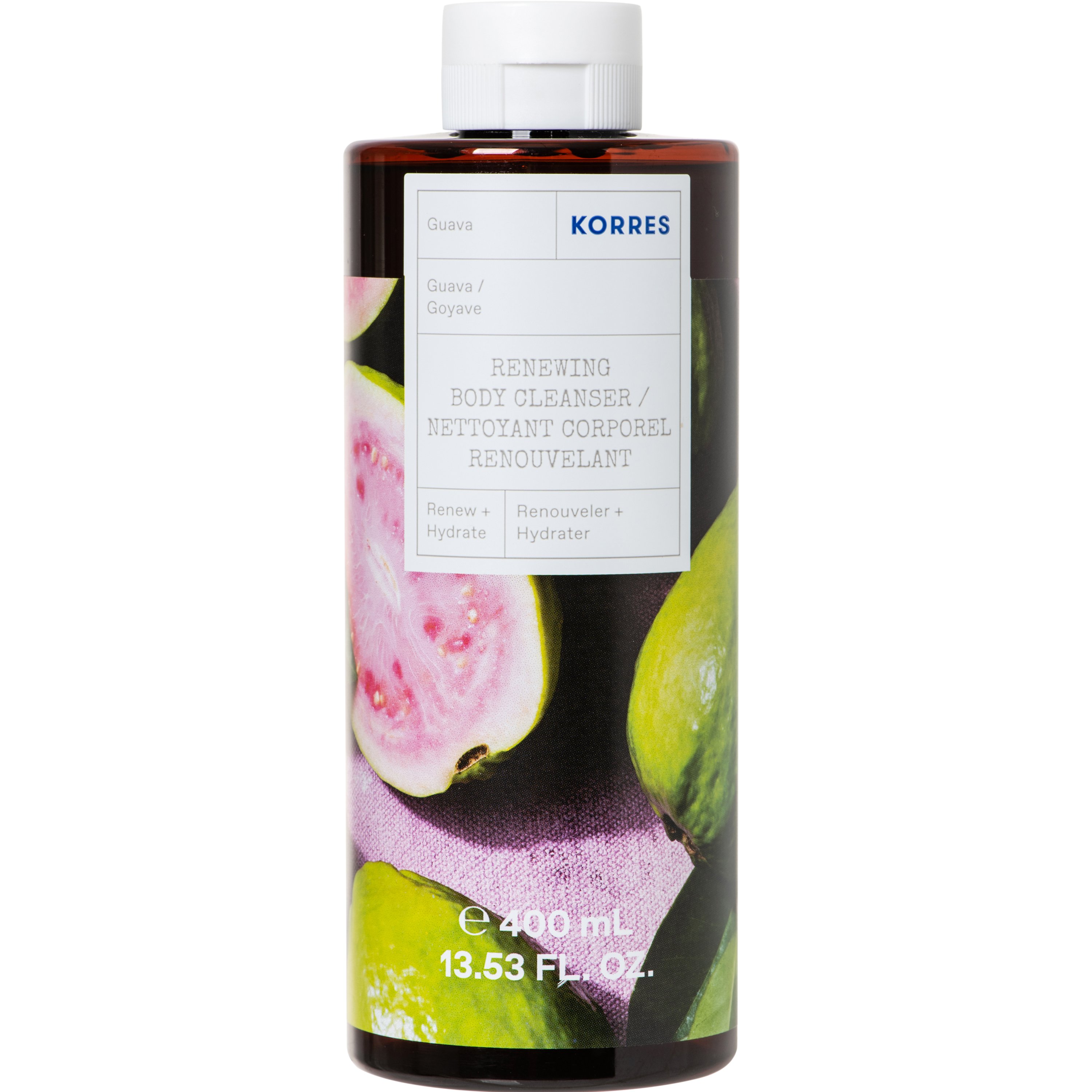 Korres Renewing Body Cleanser Guava Shower Gel 400ml | AptekaPromahon.com