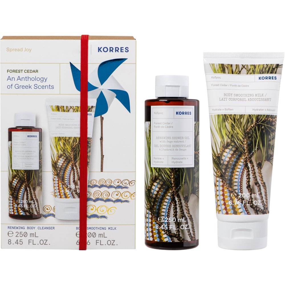 Korres Promo Forest Cedar Body Smoothing Milk Hydrate & Soften 200ml ...