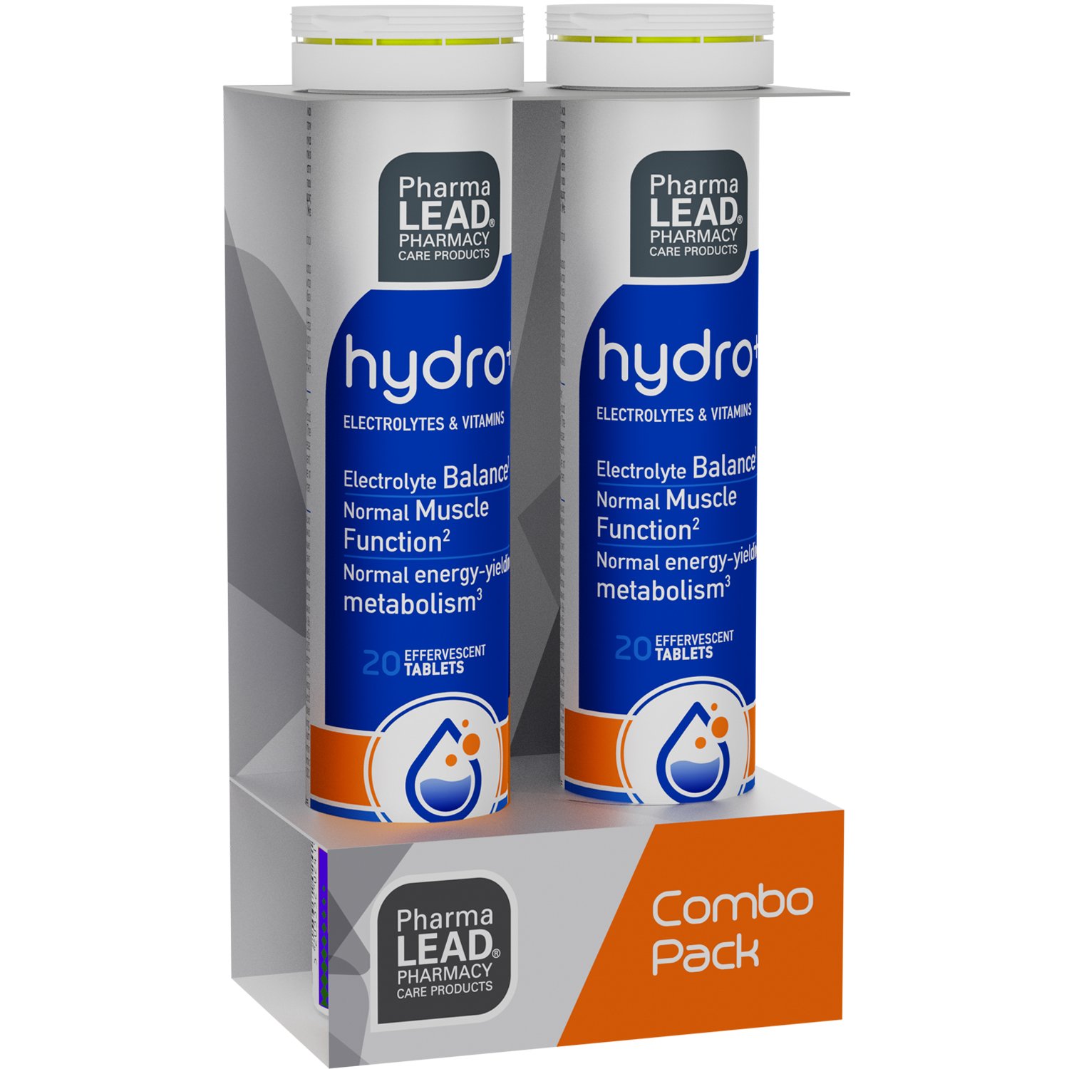 Pharmalead Promo Hydro+ Electrolytes & Vitamins 40 Effer.tabs (2x20 ...