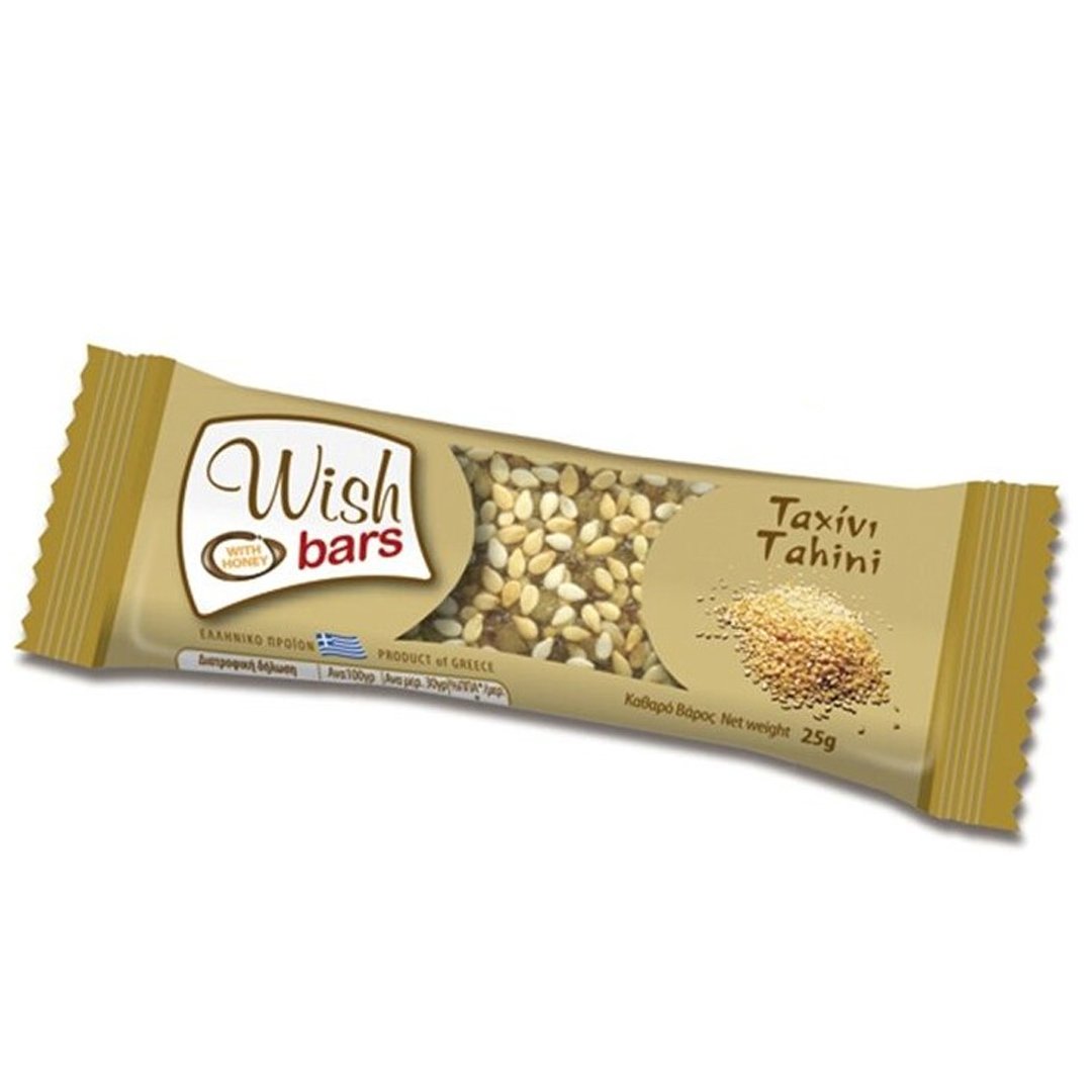 Wish Bars Cereals, Nuts & Tahini Диетичен бар без захар със зърнени ...