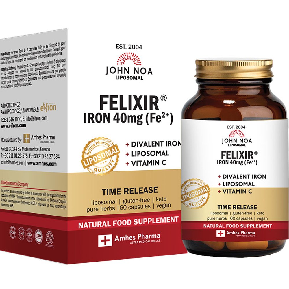 John Noa Liposomal Felixir Iron 40mg 60caps | AptekaPromahon.com