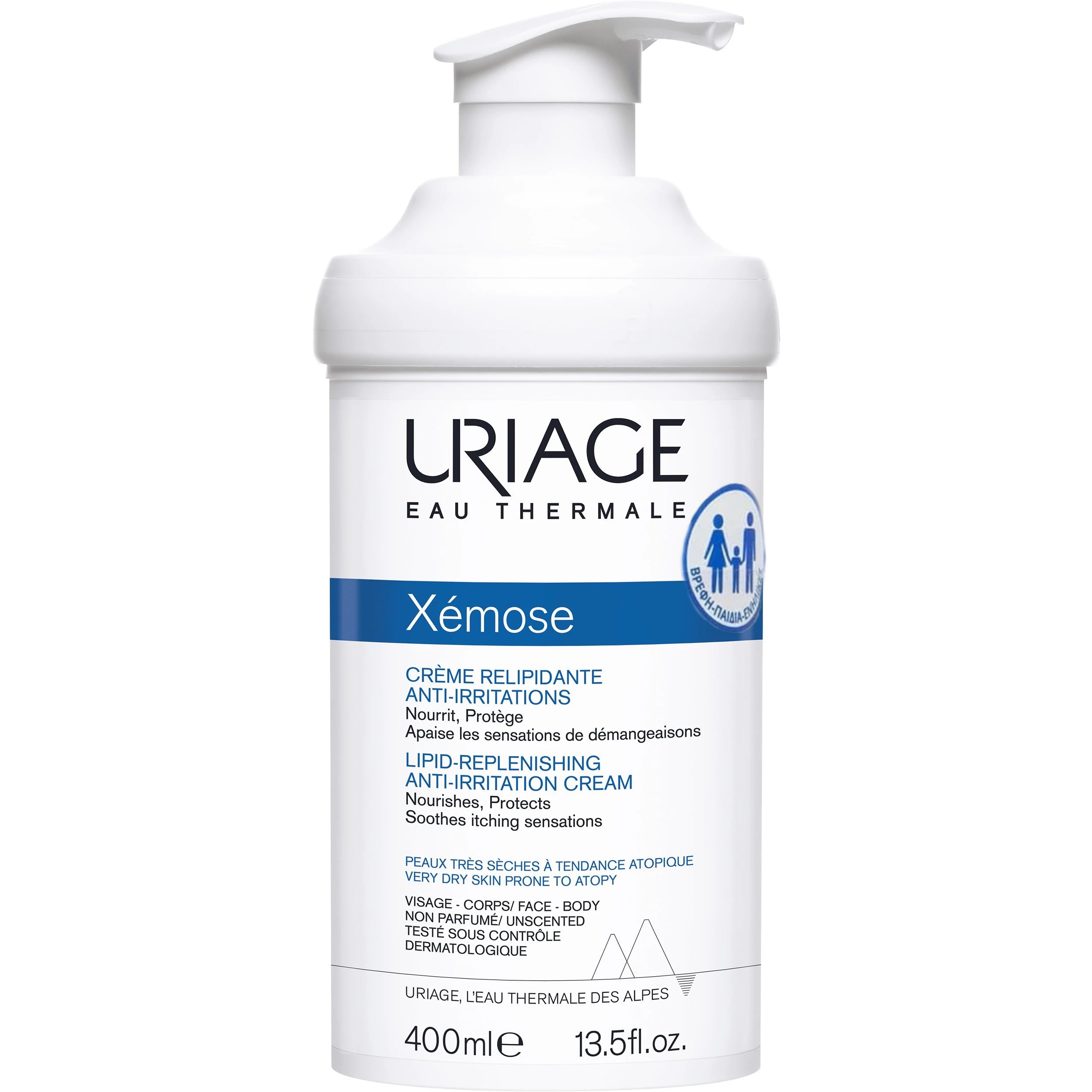 Uriage Xemose Lipid Replenishing Anti-Irritation Cream 400ml ...