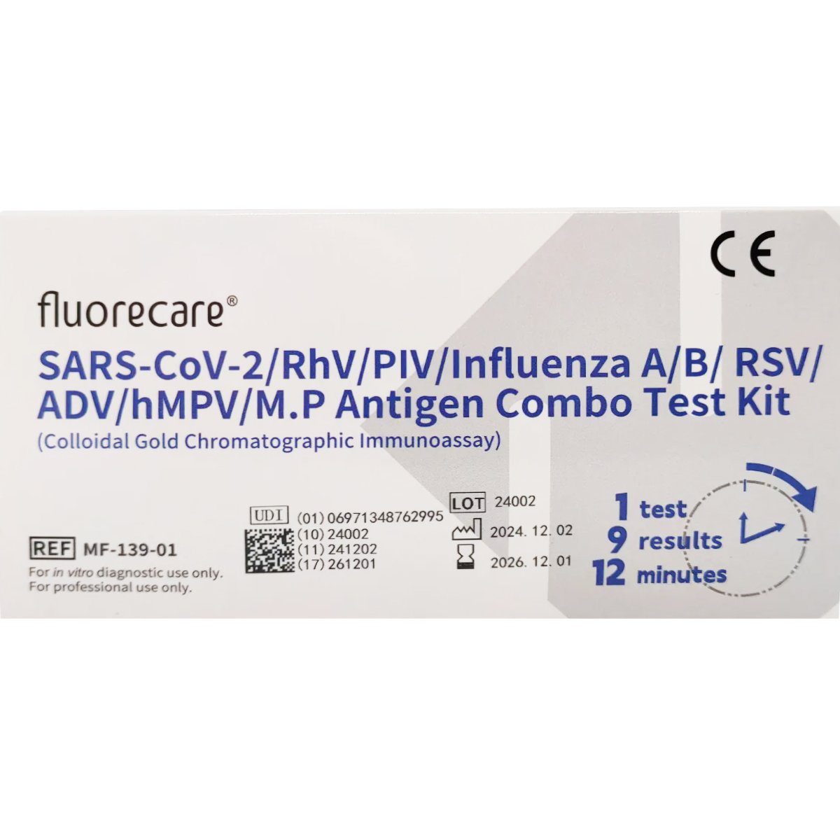 Fluorecare SARS-CoV-2/RhV/PIV/Influenza A/B/ RSV/ADV/hMPV/M.P Antigen ...