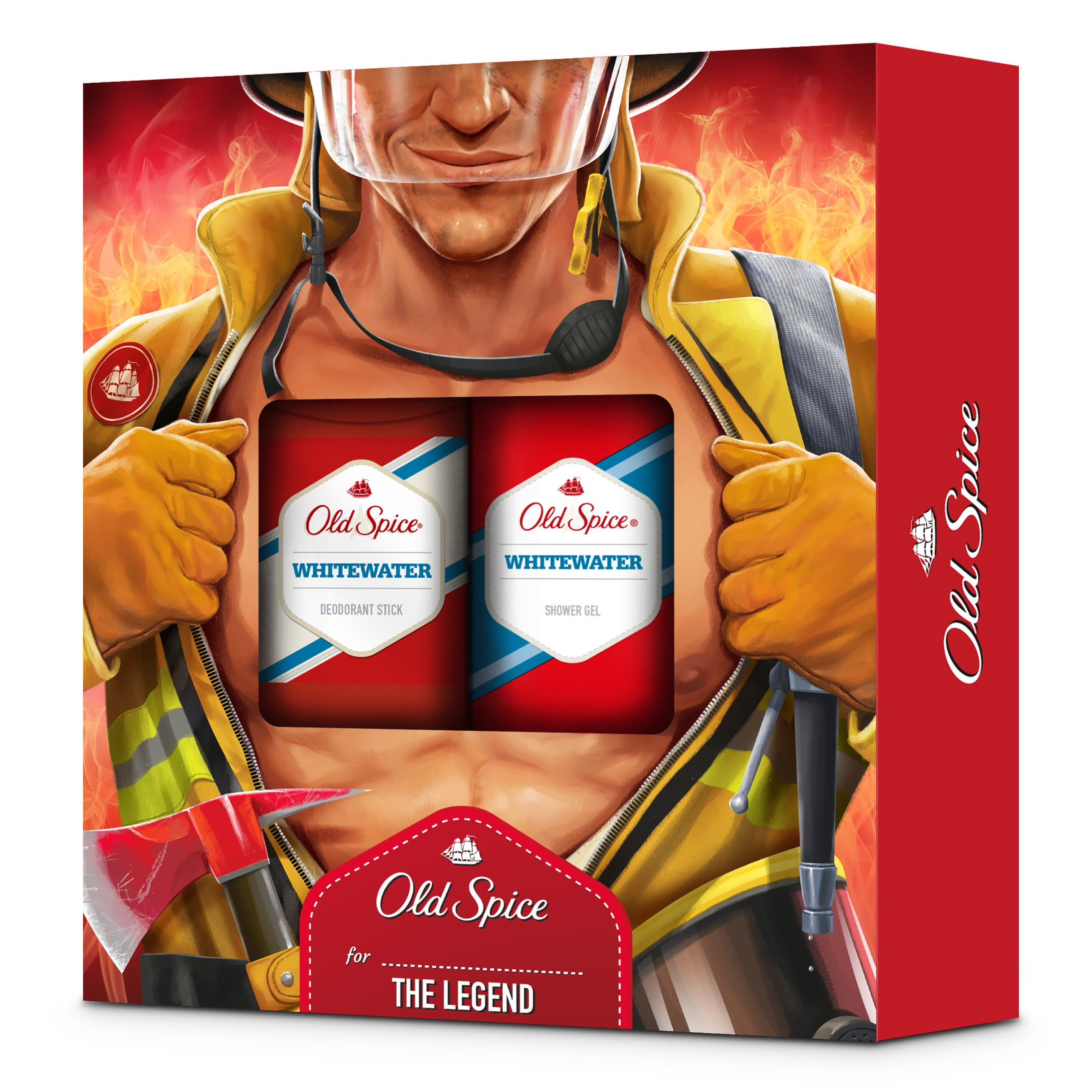 Old Spice PROMO PACK Whitewater Deo Stick 50ml & Whitewater Shower Gel ...