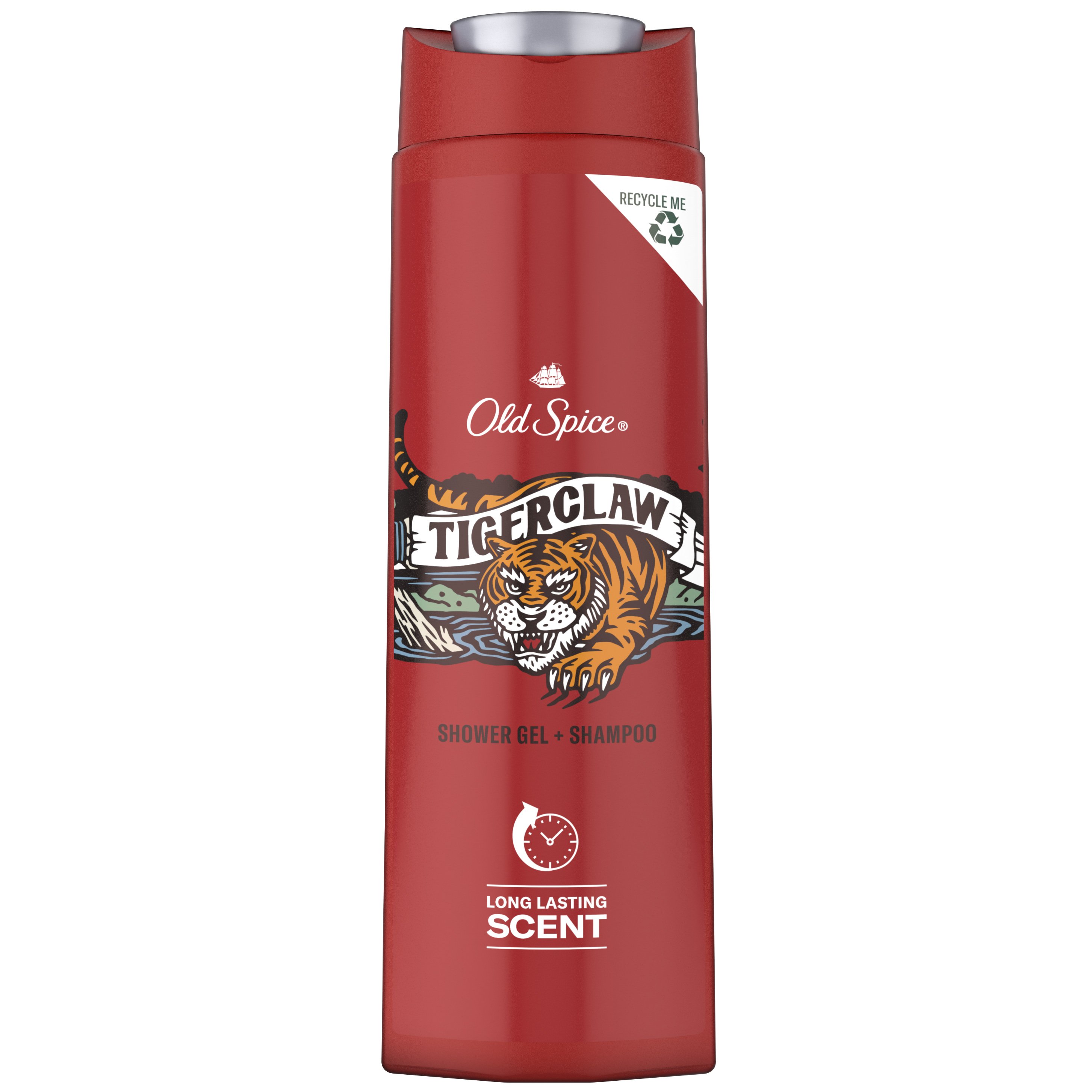 Old Spice Tiger Claw Shower Gel & Shampoo 400ml | AptekaPromahon.com