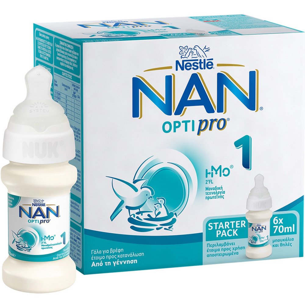 Nestle NAN Opti Pro 1, 420ml (6bottlesx70ml) | AptekaPromahon.com