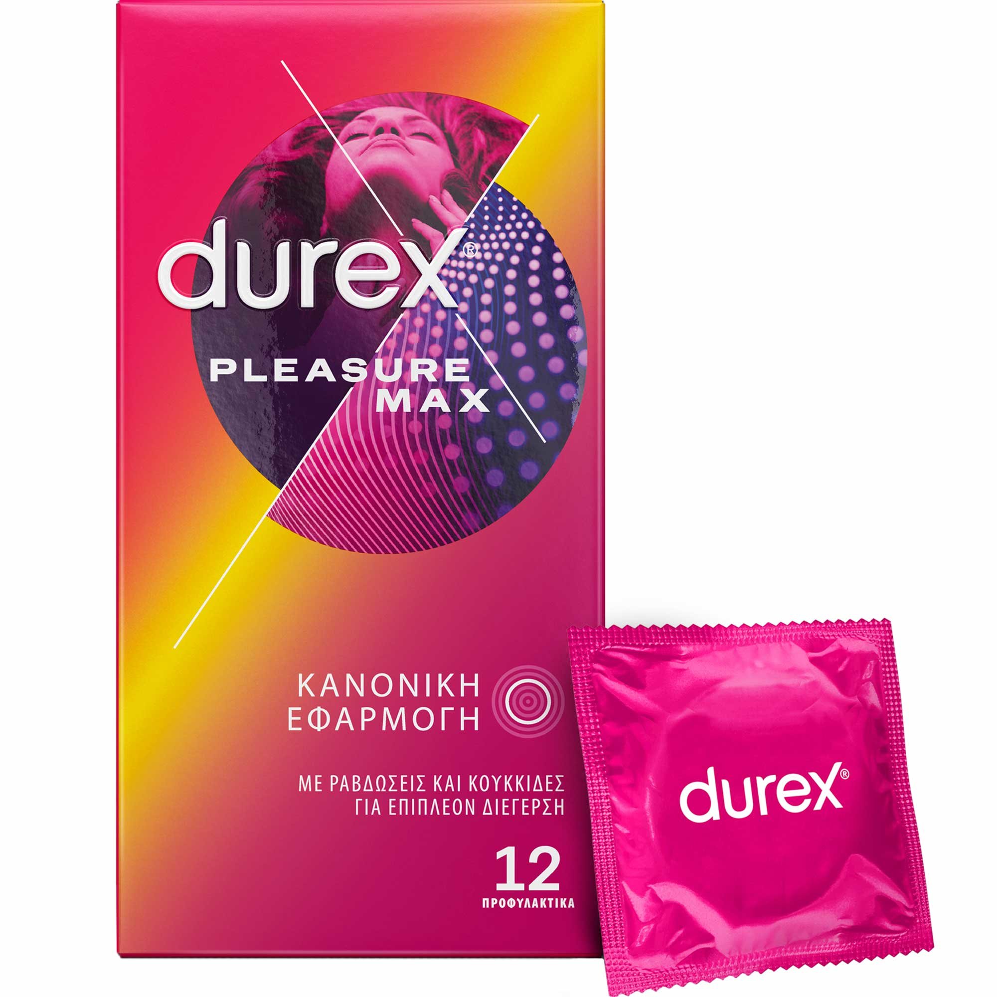 Durex Pleasure Max Regular Fit 12 бр | AptekaPromahon.com