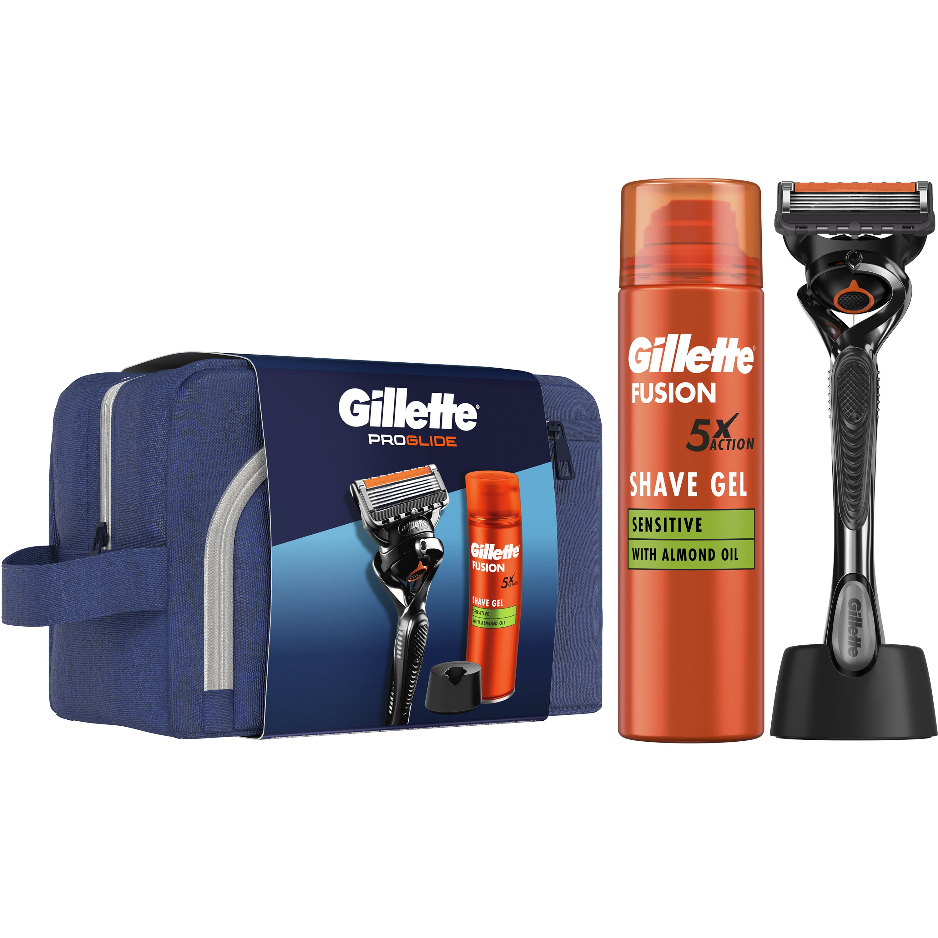 Gillette Promo Fusion 5 Proglide Razor 1 бр & Replacement Razor 1 бр ...