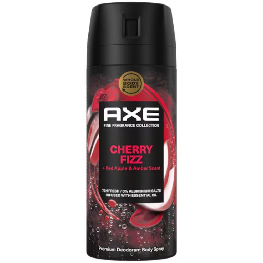 Axe Cherry Fizz 72h Fresh Premium Deodorant Body Spray 150ml ...