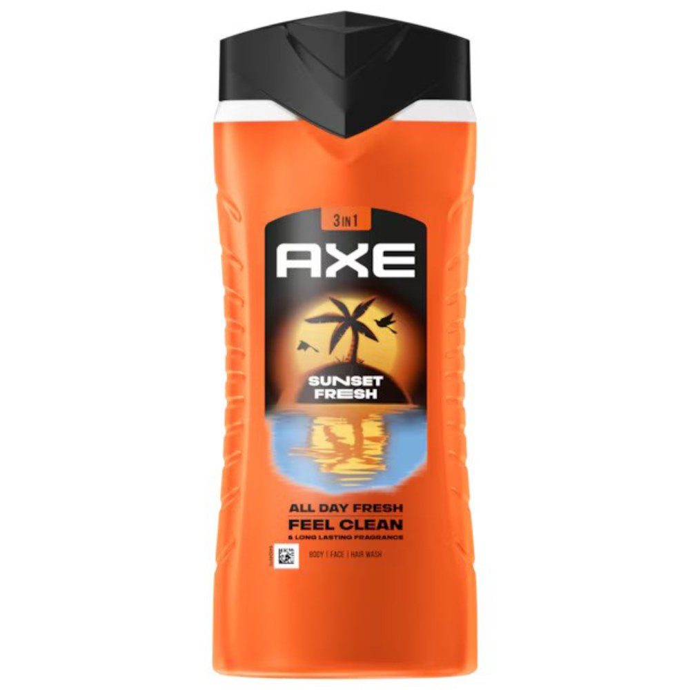 Axe Sunset Fresh All Day 3in1 3in1 Body, Face & Hair Wash 400ml ...