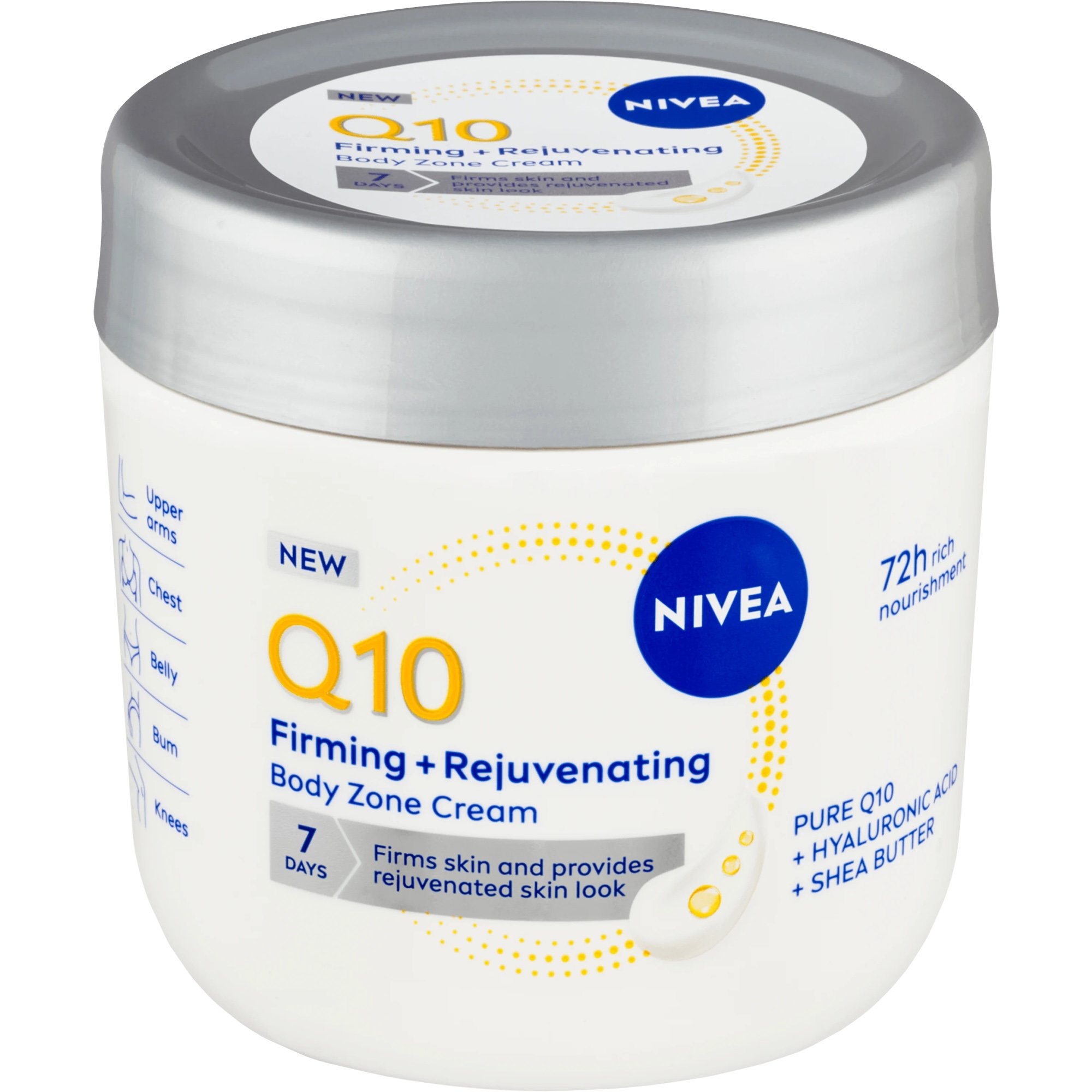 Nivea Q10 Firming & Rejuvenating Body Zone Cream 400ml | AptekaPromahon.com