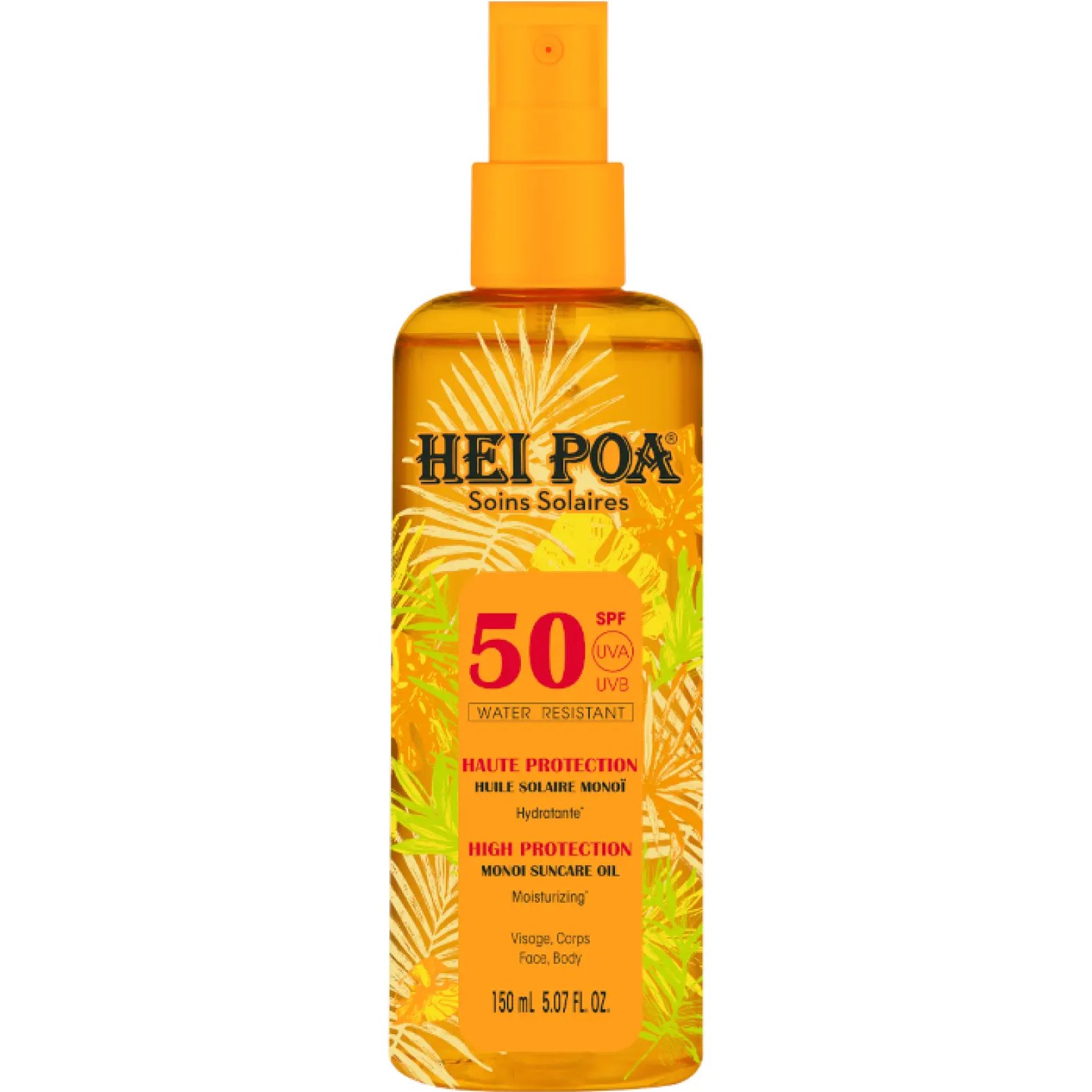 Hei Poa Suncare Monoi Dry Oil Spray Spf50, 150ml | AptekaPromahon.com
