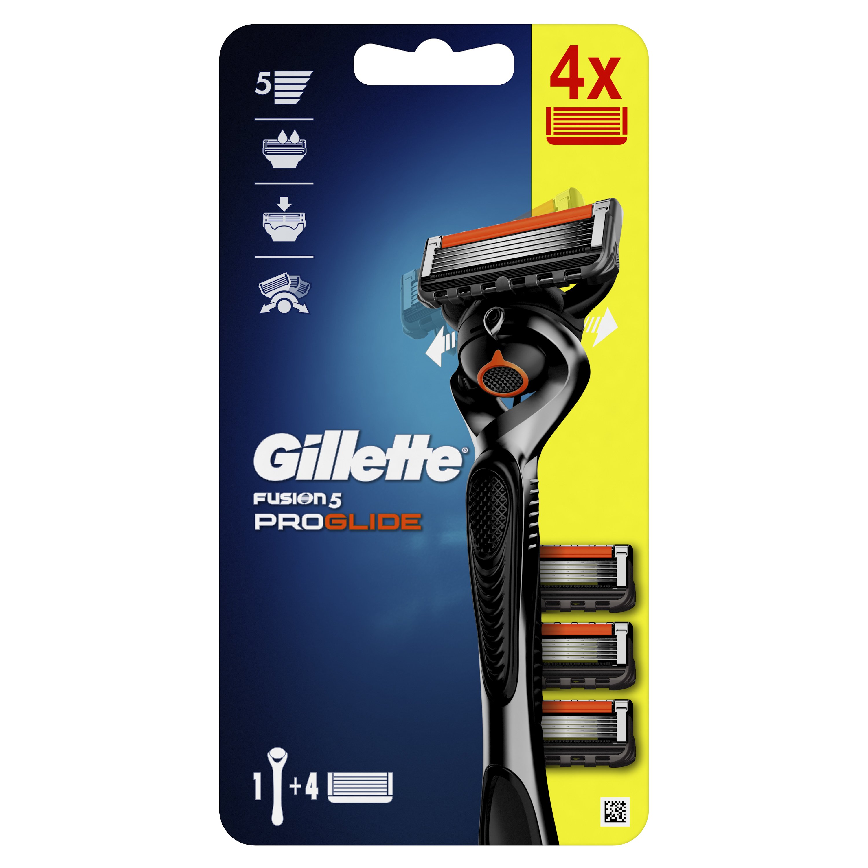 Gillette Fusion 5 Proglide Razors 4 Части и дръжка за подарък 1 бр ...