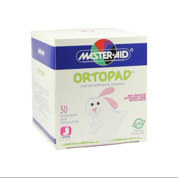 Master Aid ORTOPAD JUNIOR бяло (до 2 год.) - страбизъм, 50 бр ...