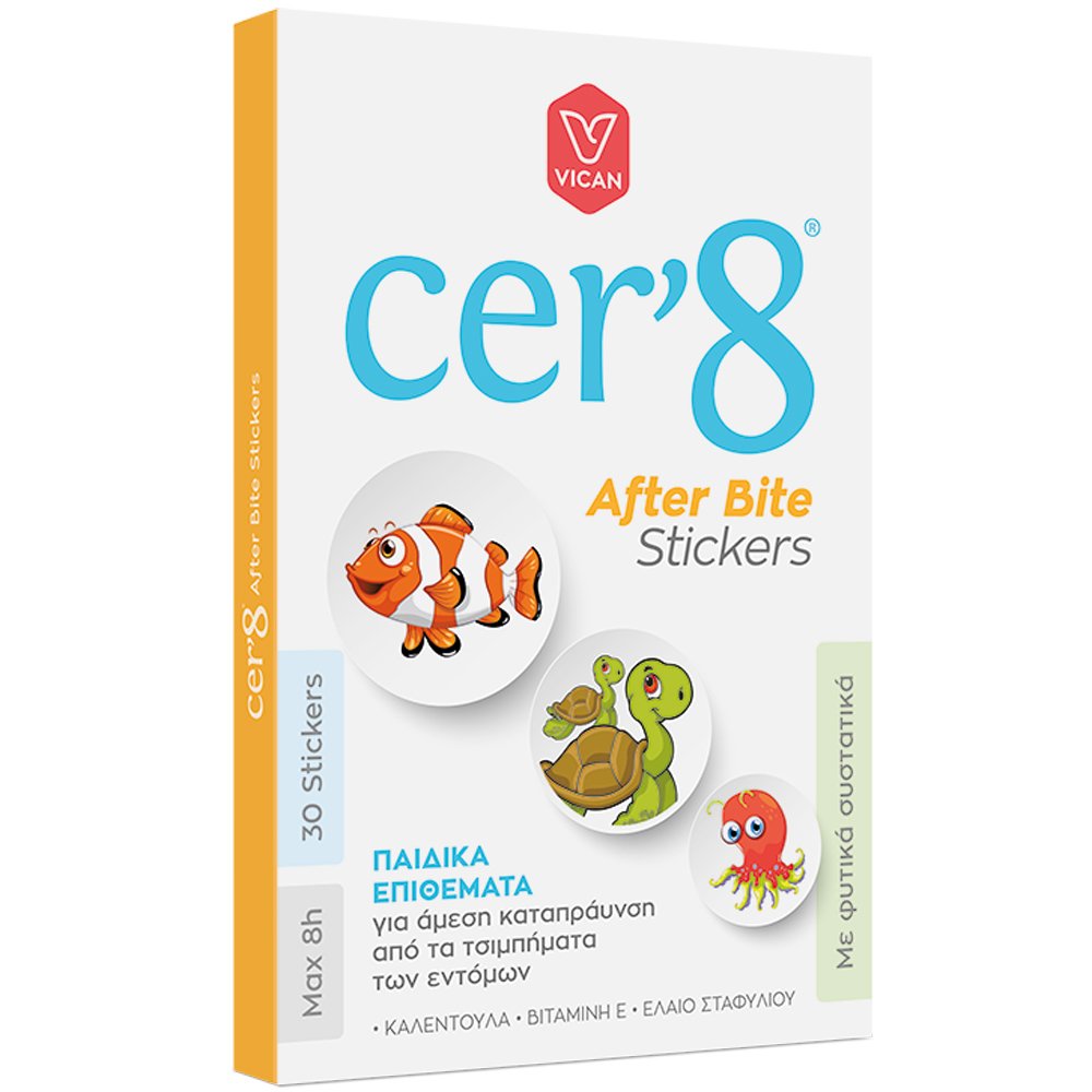 Cer'8 After Bite Stickers 30 бр | AptekaPromahon.com