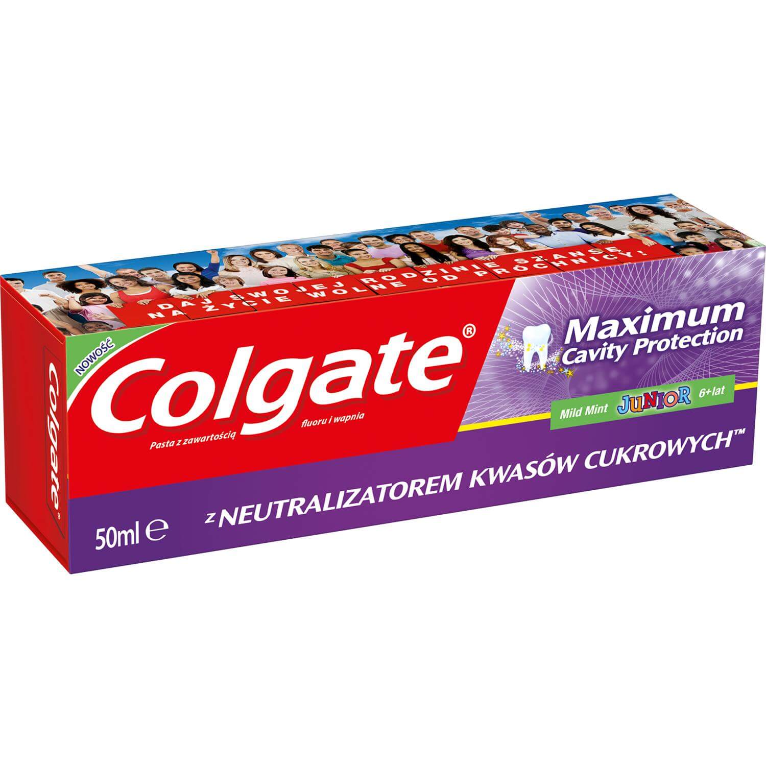 Colgate Maximum Cavity Protection Junior Осигурява максимална защита на ...